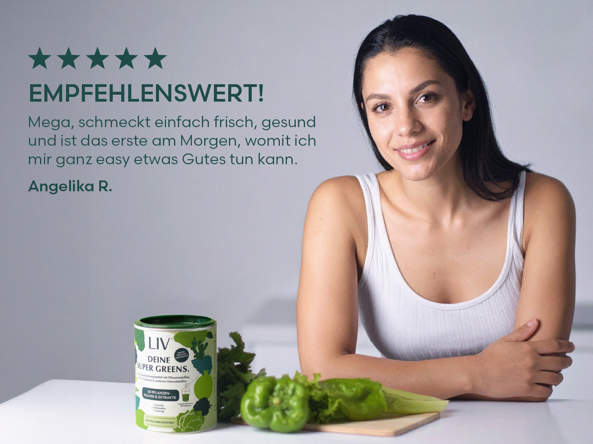 LIV | Natürliche Nahrungsergänzungsmittel | Anti-Stress Kur & Darmkur